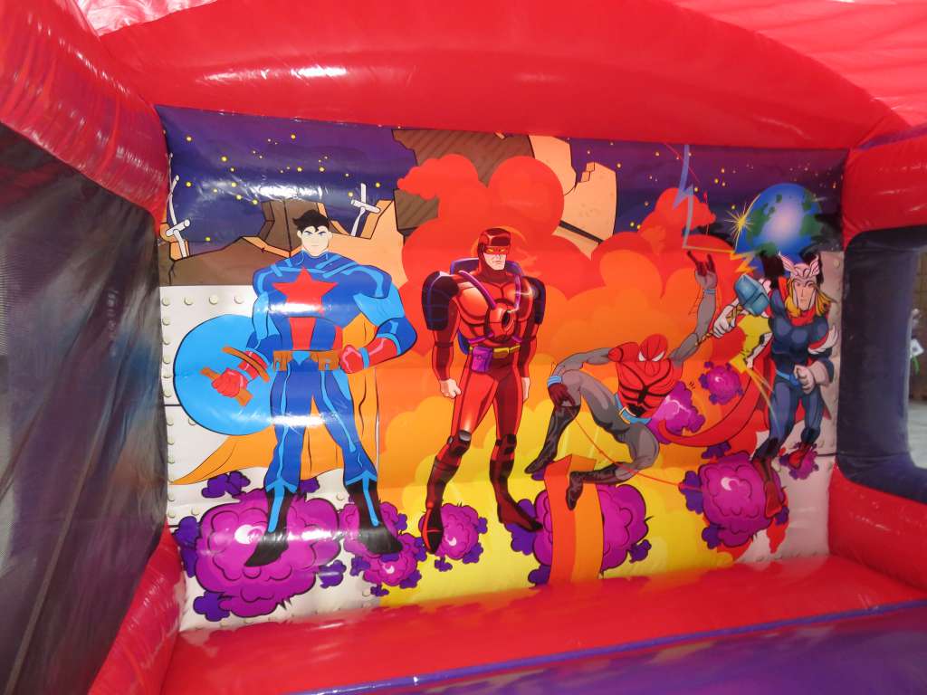 Superhero Bounce & Slide - Corporate entertainment and games hire in UK ...