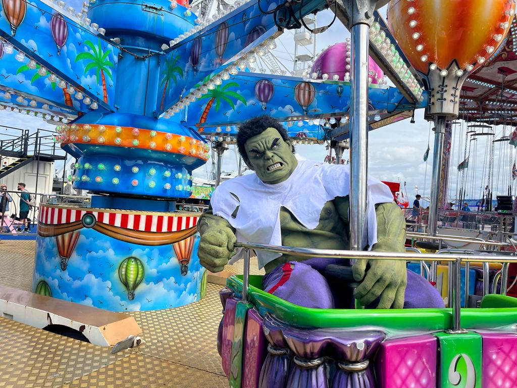 Incredible Hulk - Hire in Wirral | Package Hire Events Wirral