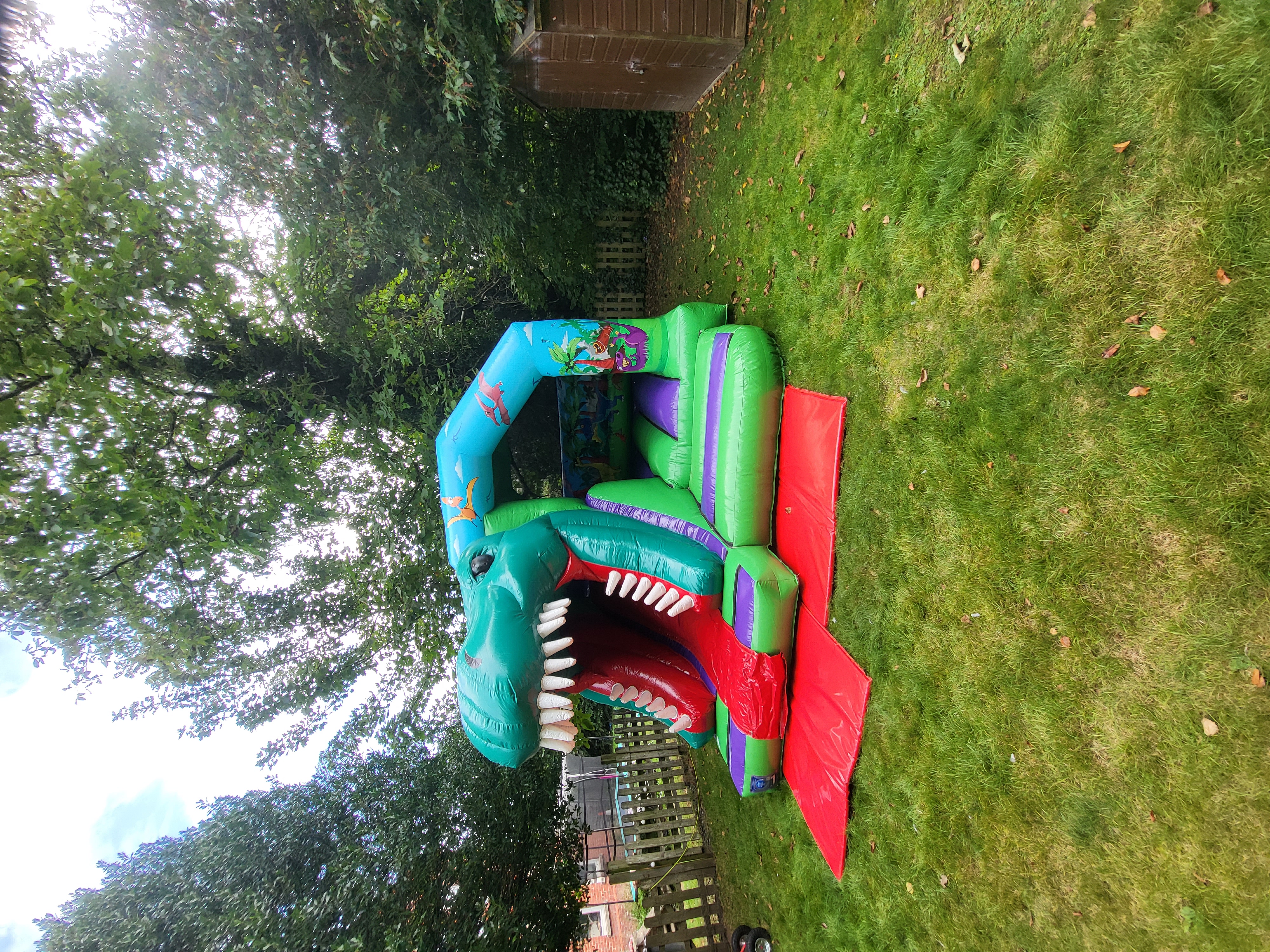 3D Dino Bouncy Castle With Slide - Hire in Reading | Kendalls castles