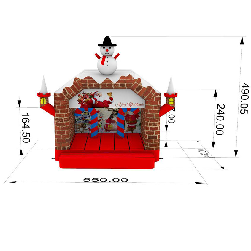 Deluxe Turret Christmas Bouncy Castle - Inflatable, Bouncy Castle ...