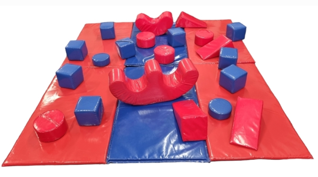Soft Play red and blue - Bouncy Castle Hire Exeter & Newton Abbot in ...