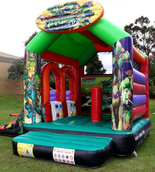 Teenage Mutant Ninja Turtles Combo Jumping Castle - Jumping Castle Hire ...