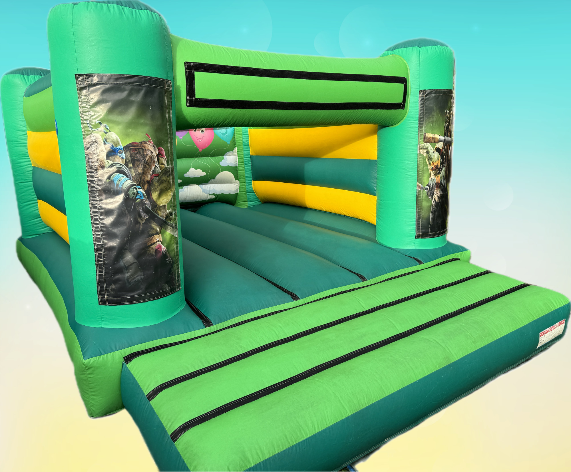 Ninja Turtles Castle 12ftx12ft - Indoor Low Height Hire - 07510851430