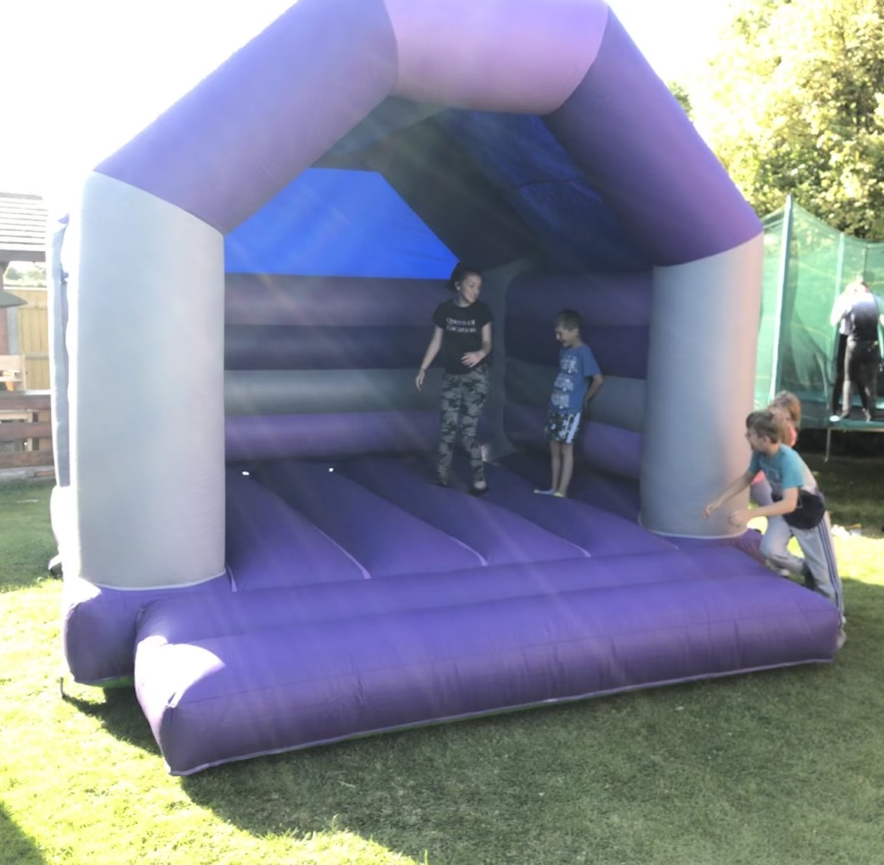 Purple/Silver castle - Bouncy Castle Hire in Louth, Horncastle ...
