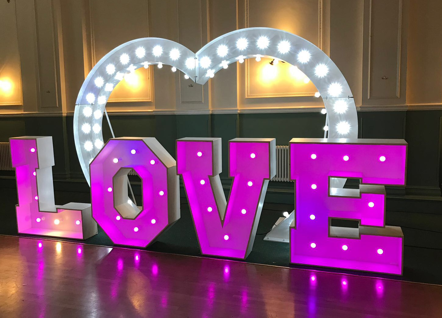 *4ft LED love letters* - Event Entertainment in London | We Love Occasions