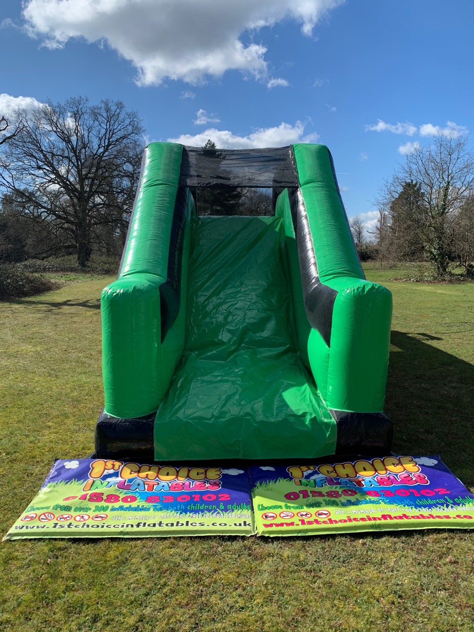 Assault Course Inflatable Toxic theme 60ft x 10ft - Bouncy Castle Hire ...