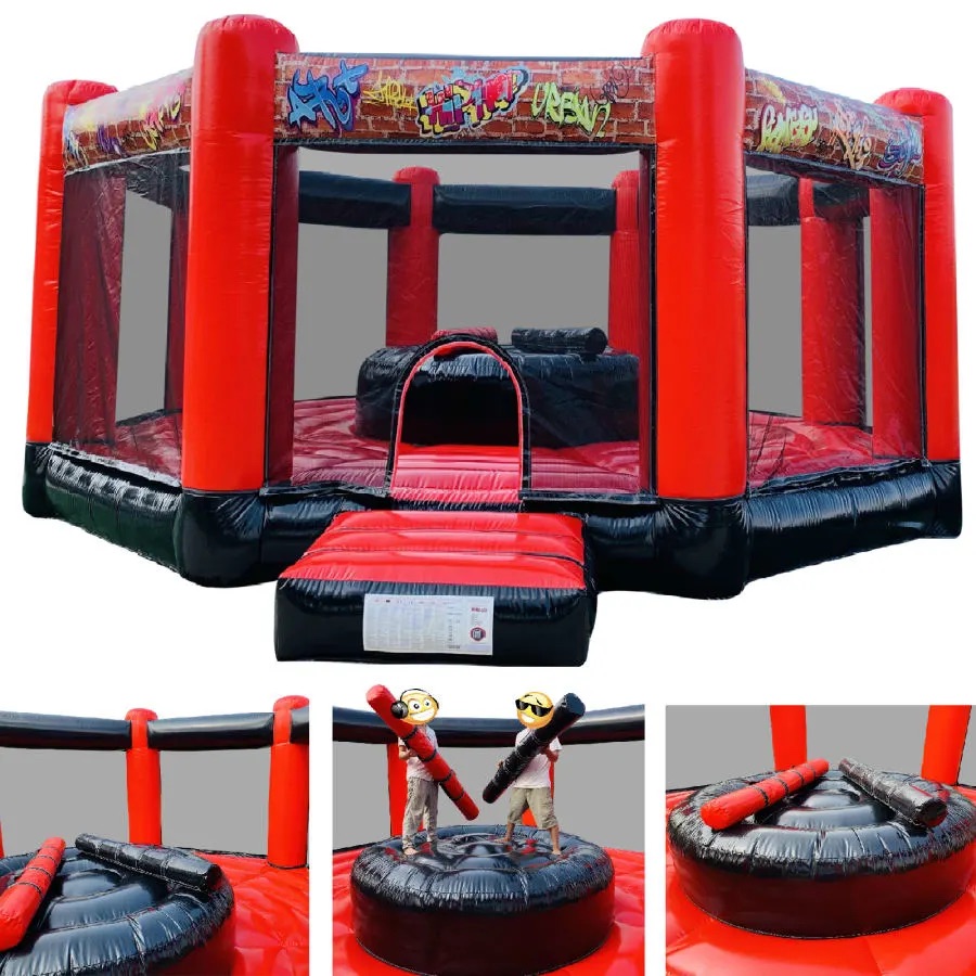 Graffiti Gladiator Duel Arena - Bouncy Castle Hire in Wolverhampton ...
