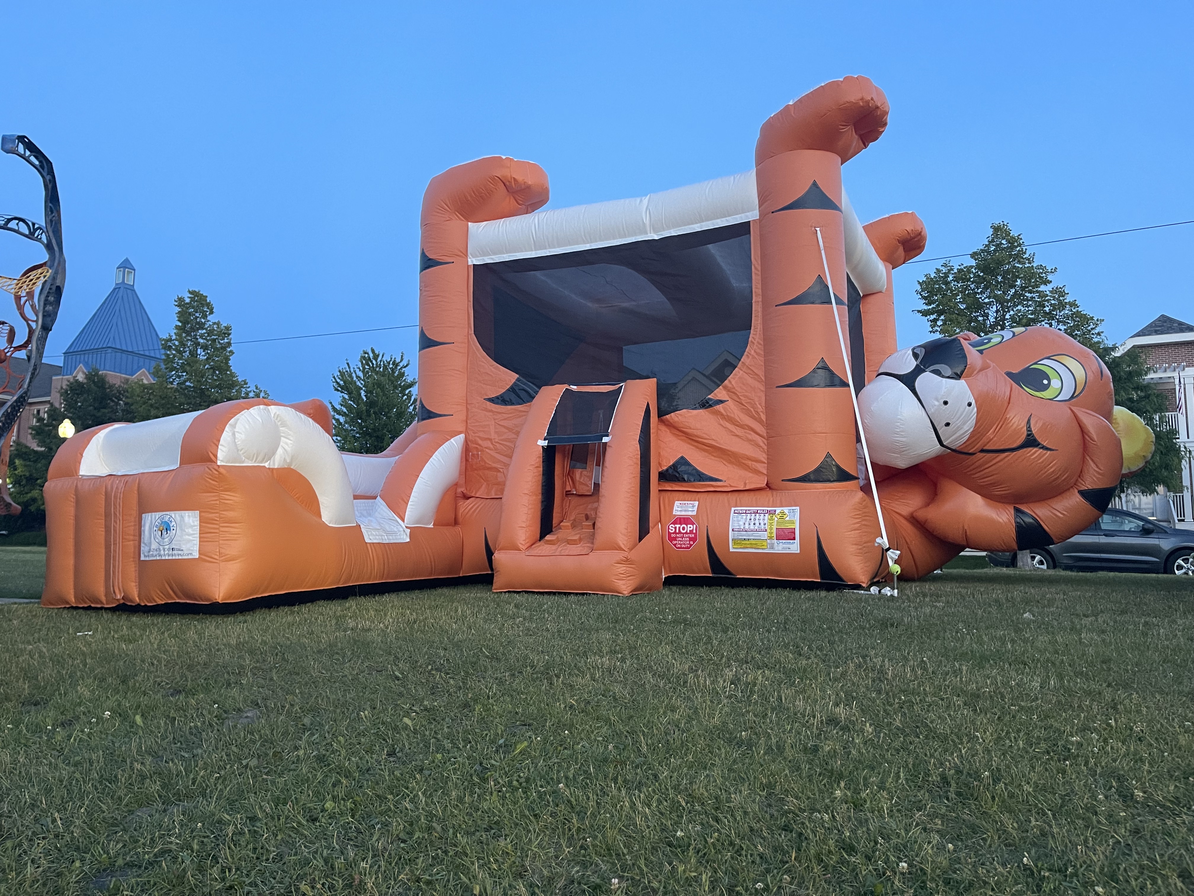 Tiger Belly Bounce Combo (Wet/Dry) - Rentals in Wisconsion | Blue Sky ...