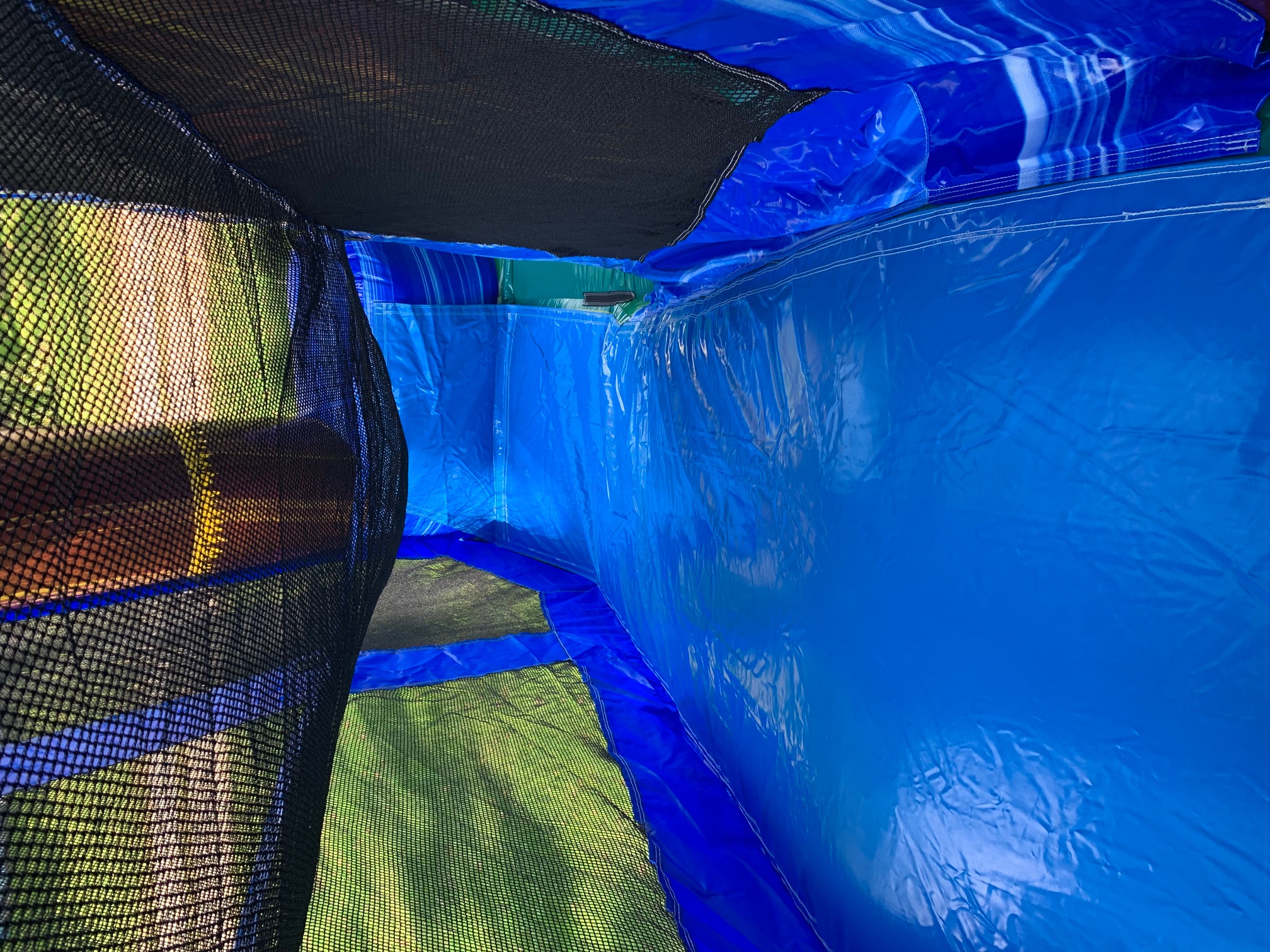 Tropical Blue Crush Bounce House Combo Rental | Pittsburgh