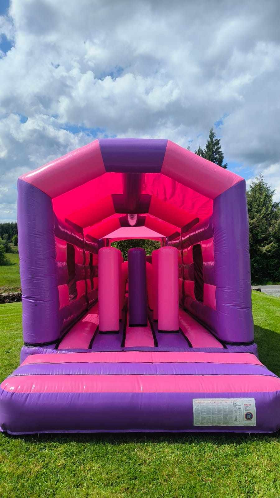 Pink & Purple Obstacle - Hire in cavan | cassidy castles