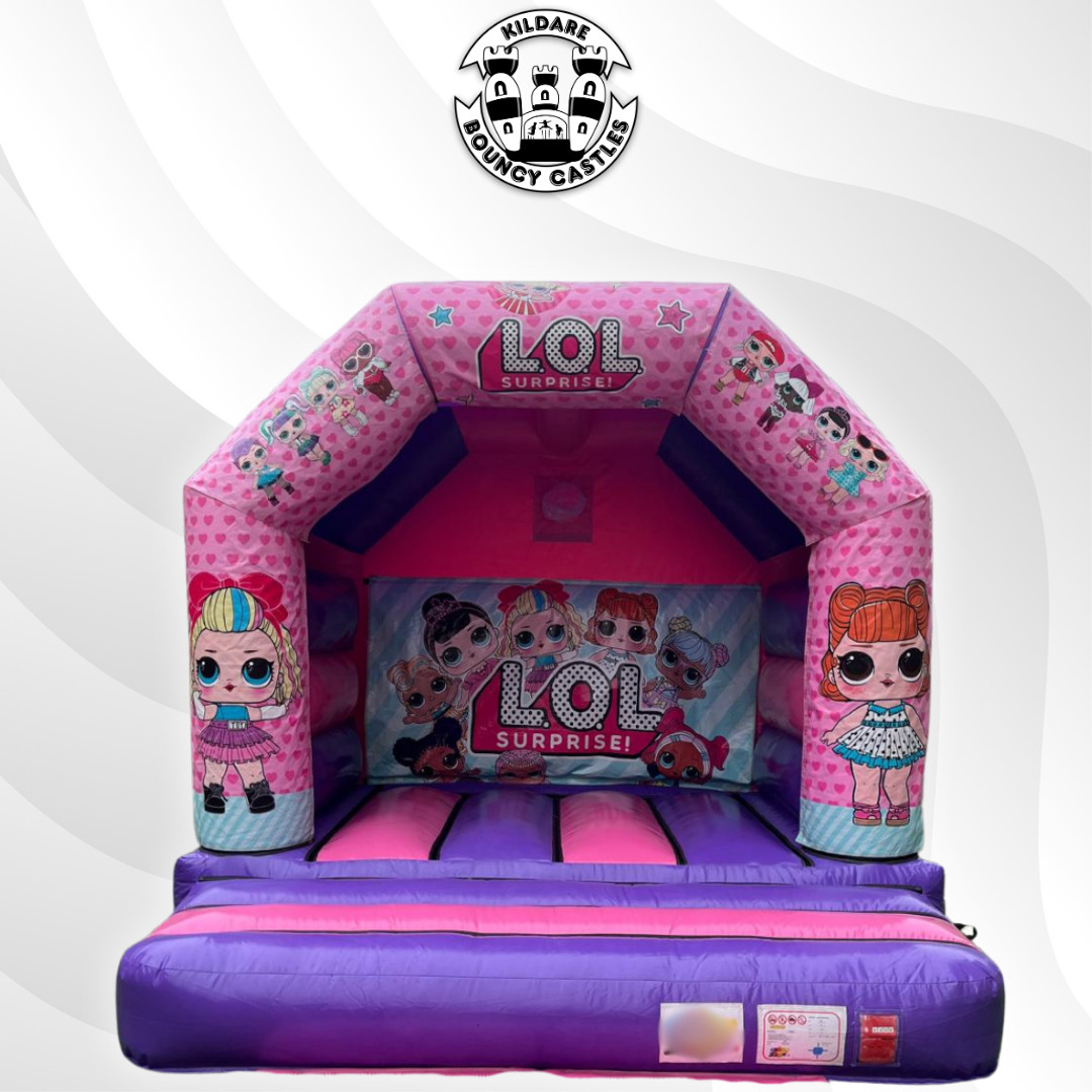 LOL Surprise Bouncy Castle Hire Kildare | 12x12ft Inflatable for Girls