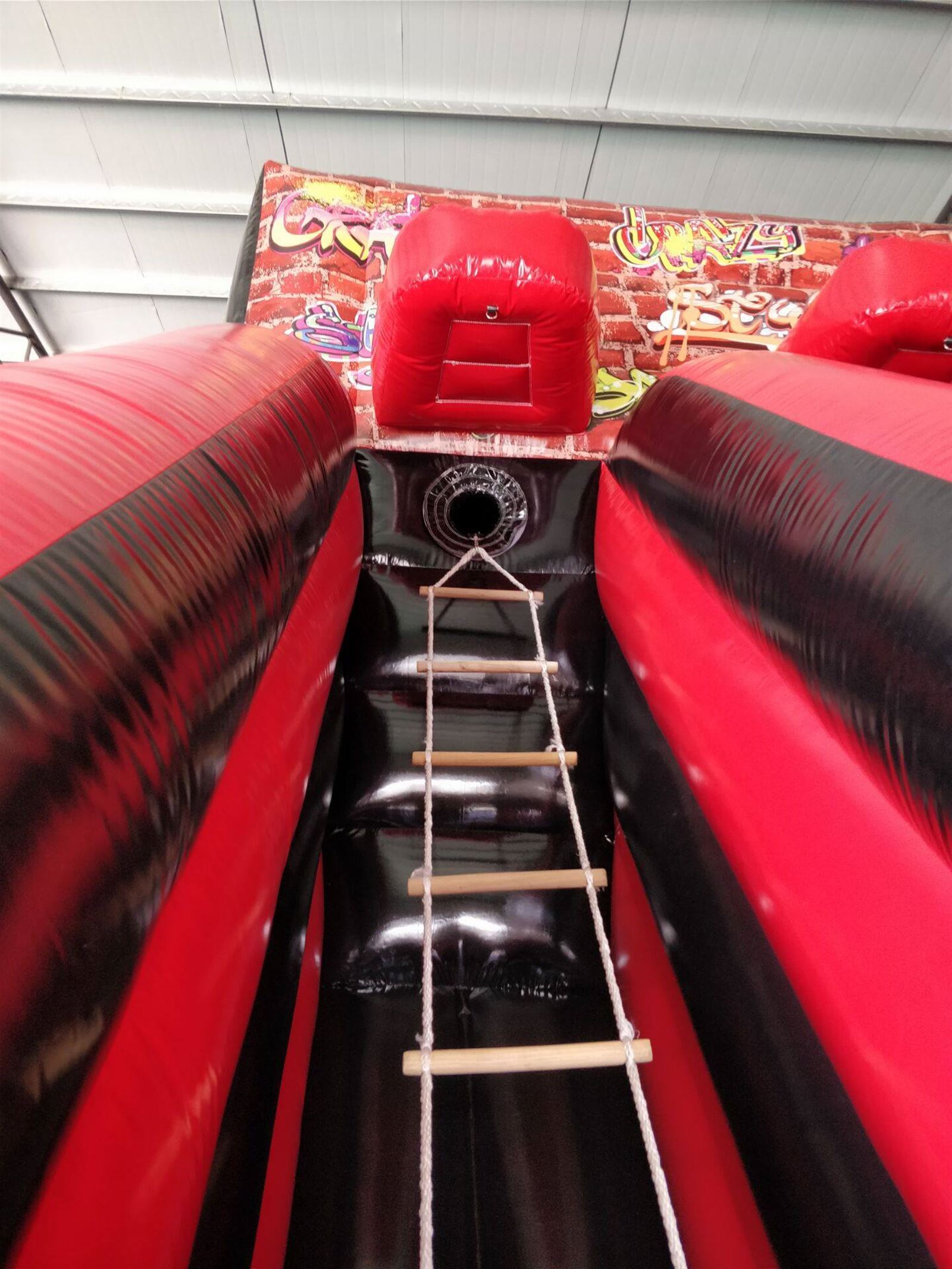 BBOL-135 - Unclimbable Ladder - 15x12x19ft - (Red & Black Graffiti ...