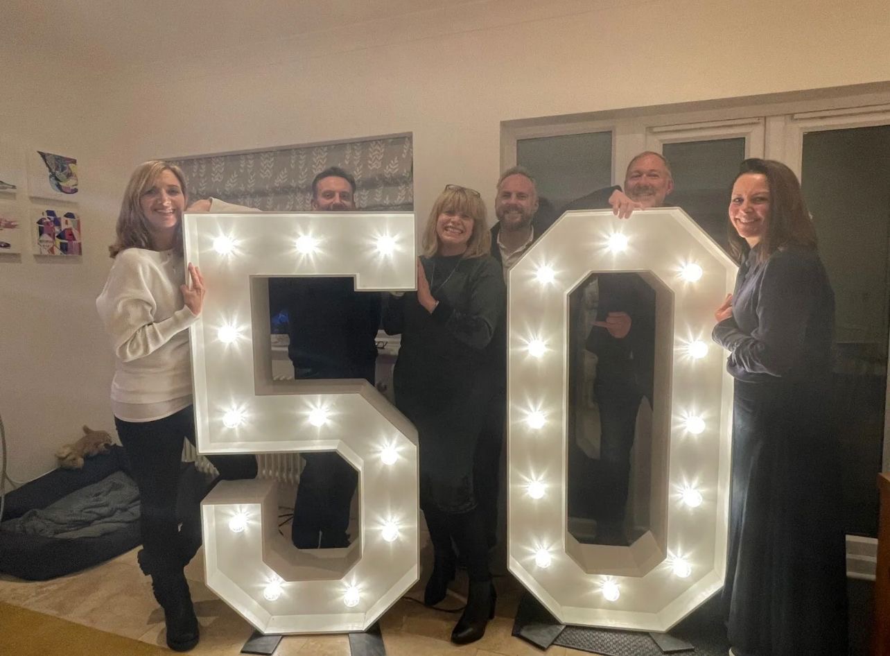 2x 5ft Light Up Numbers - Hire in Kent, London, Surrey and Essex ...