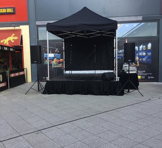3M X 3M Stage & Canopy - Hire in Northern Ireland | Down Tents ...