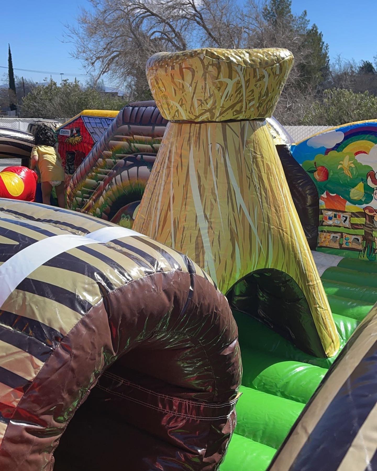 My Little Farm Inflatable - Hire in California | Infinity Sky Party Rentals