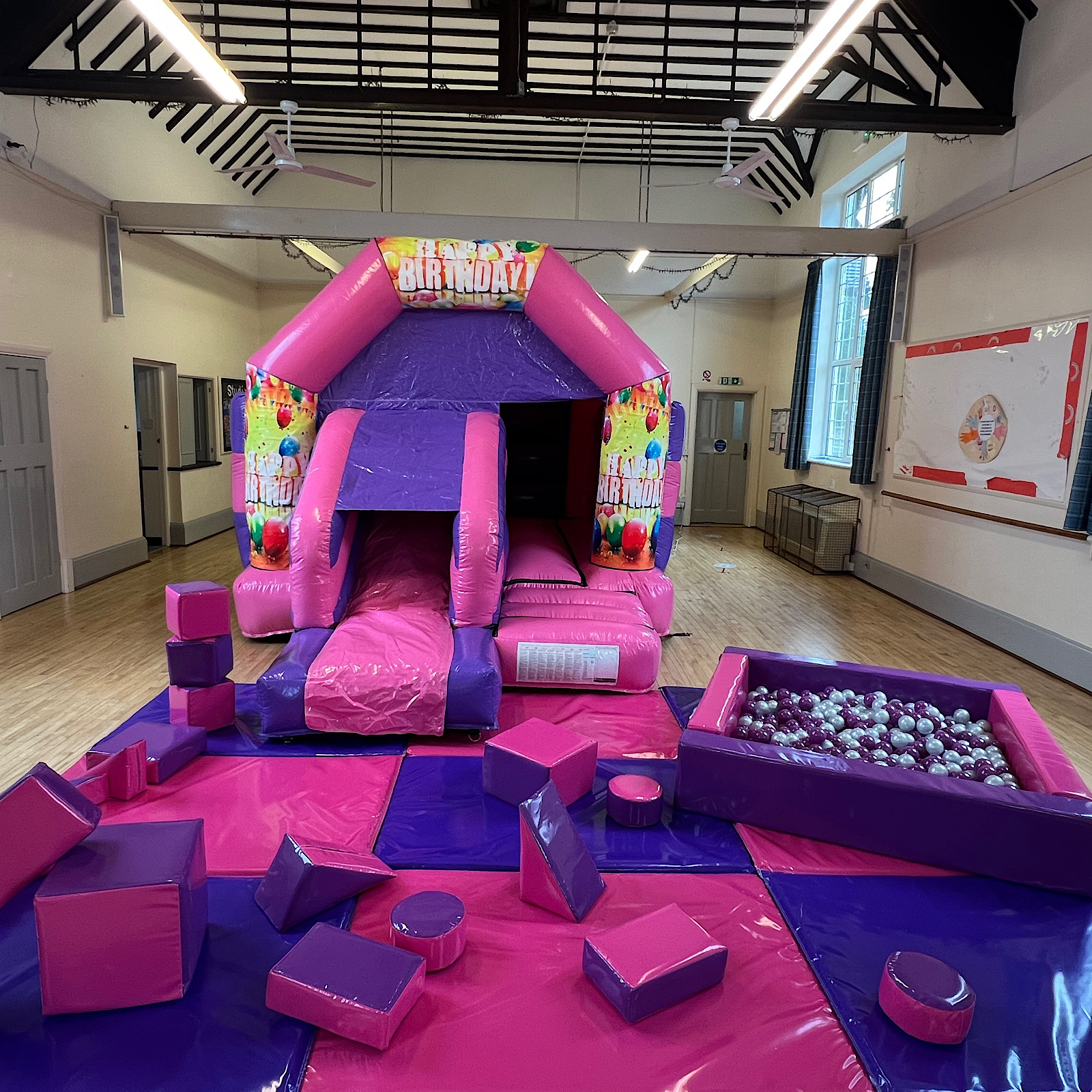 Bouncy Castle with Slide Soft Play Packages