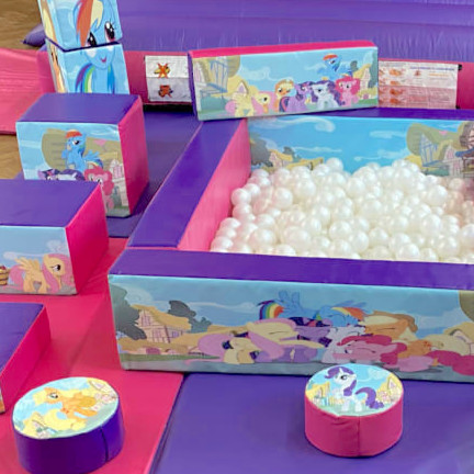 My Little Pony Soft Play Shapes & Ball Pit - Bouncy Castle Hire in ...
