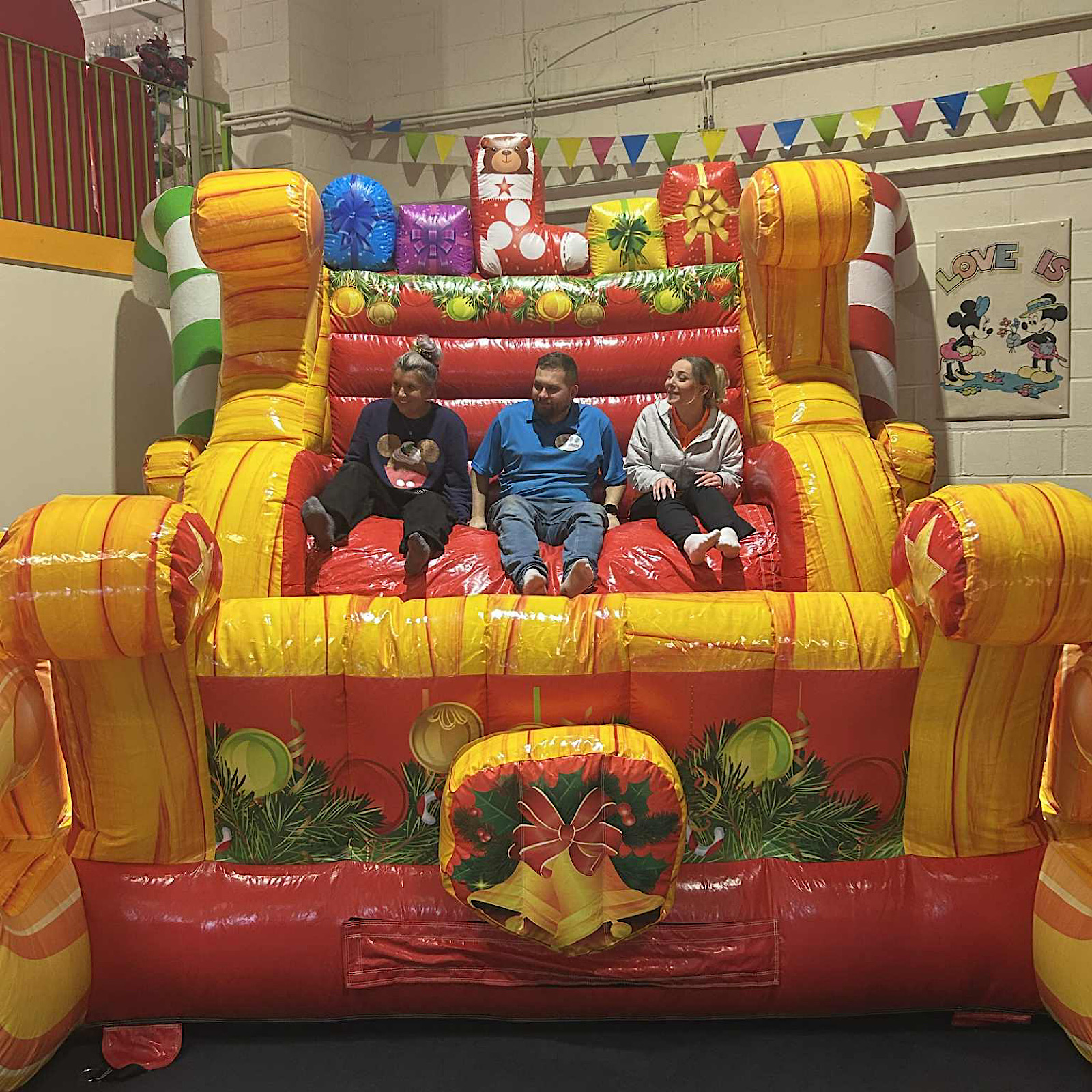 Christmas Santa’s Sleigh Photo Prop Hire | Premium Inflatables
