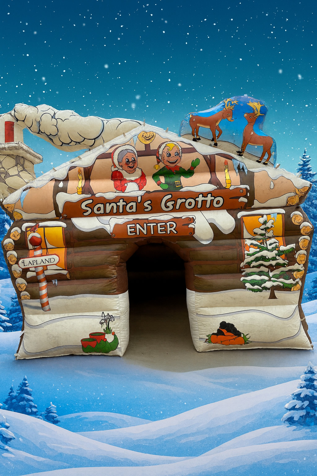 Christmas Inflatables for Hire | Santa's Grotto, Snowglobe & More