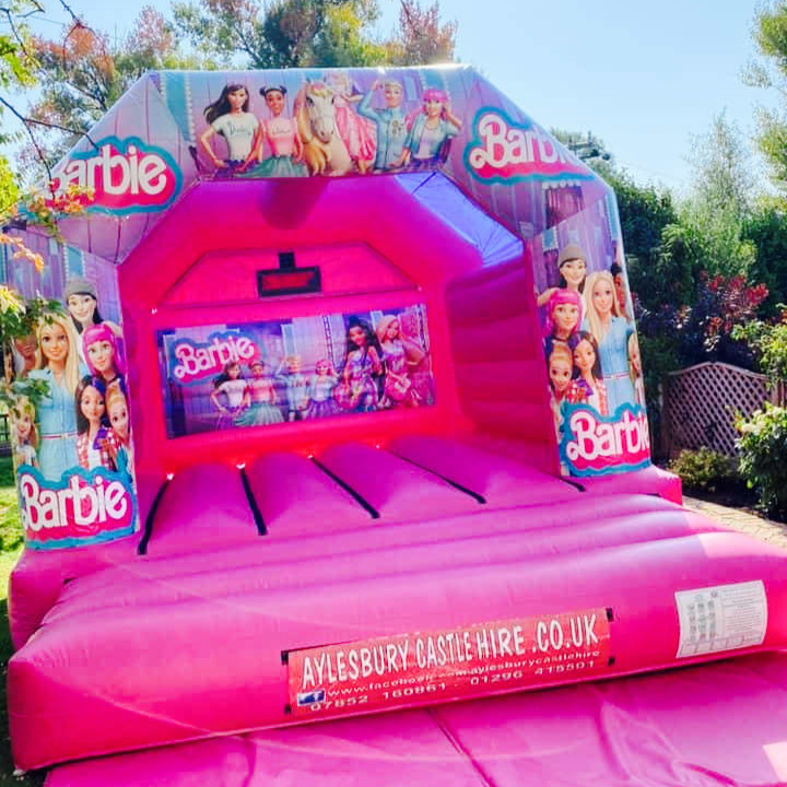 12.5ft x 15.5ft Barbie Bouncy Castle - Bouncy Castle Hire in Aylesbury ...