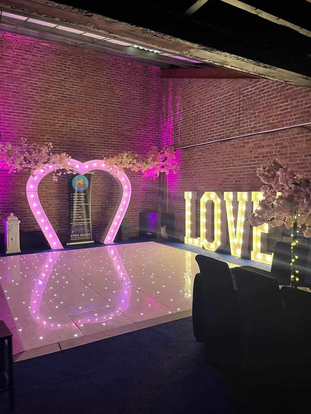 8 ft Multicolored Light Up Arch - Hire in Wirral | Package Hire Events ...