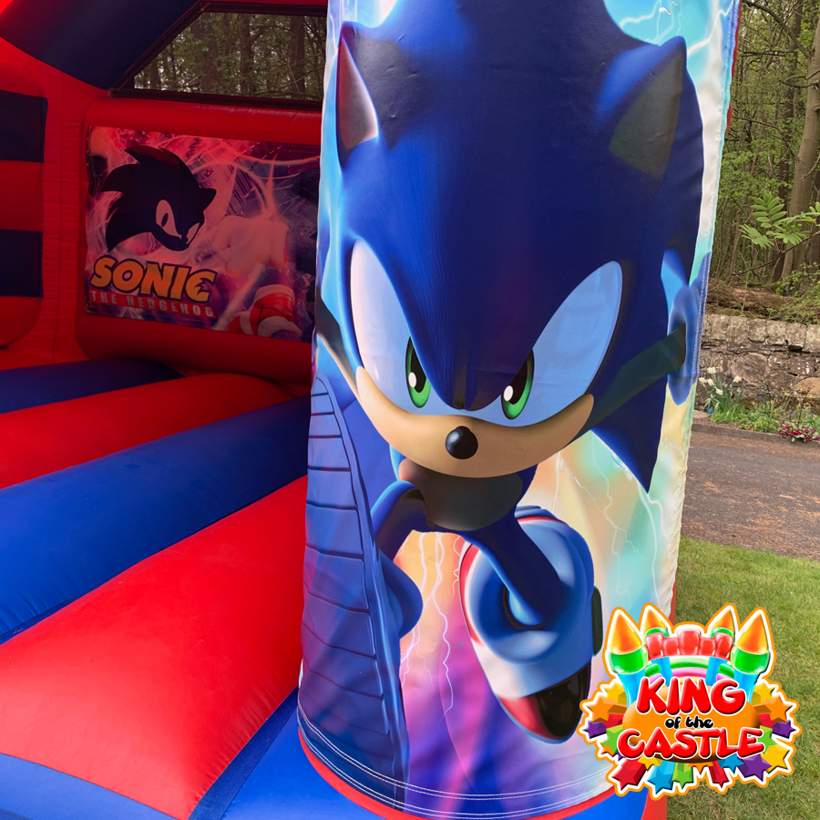 Sonic the Hedgehog Bouncy Castle - Bouncy Castle Hire | Disco Dome Hire ...
