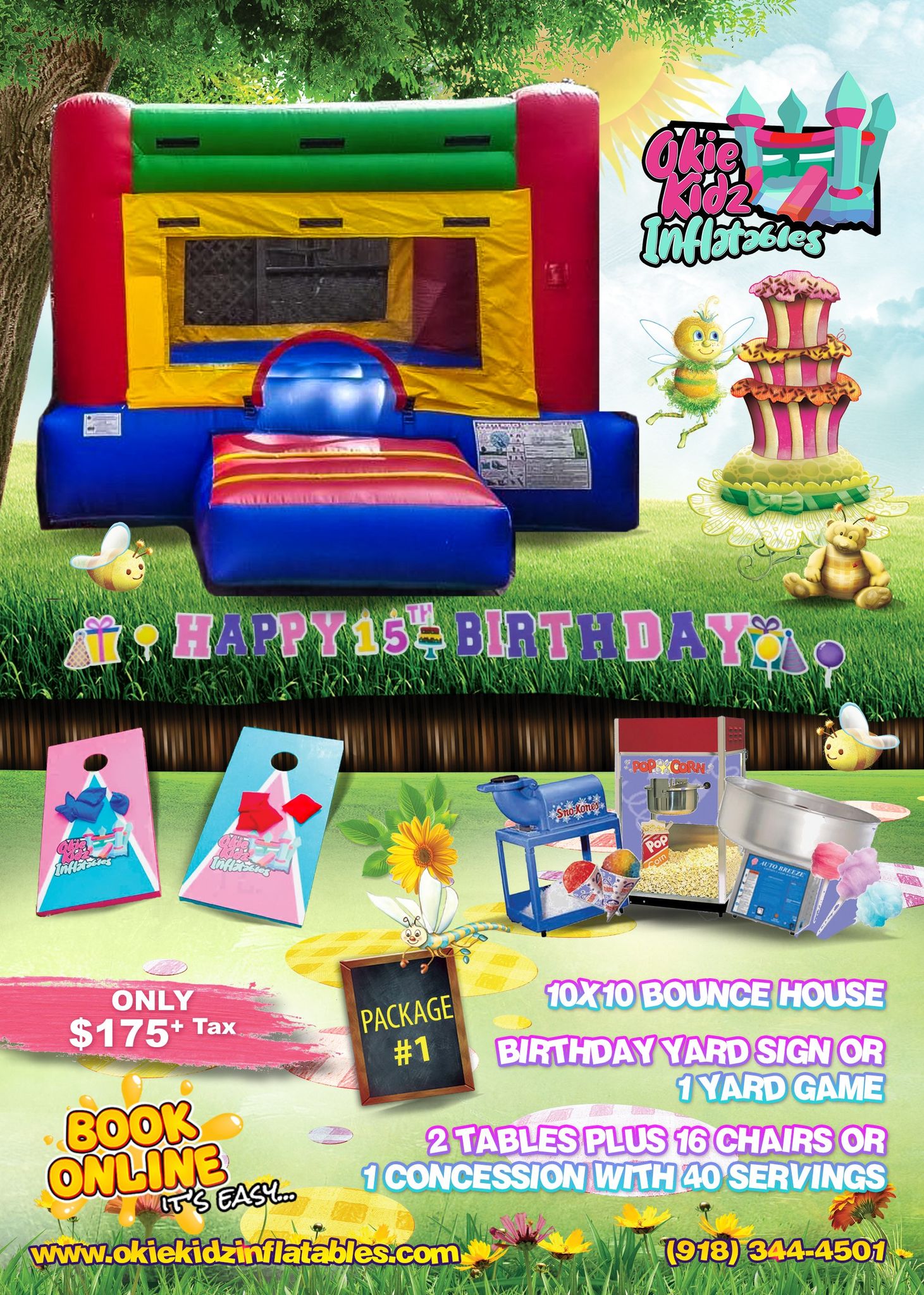 Birthday Packages - Hire in Oklahoma