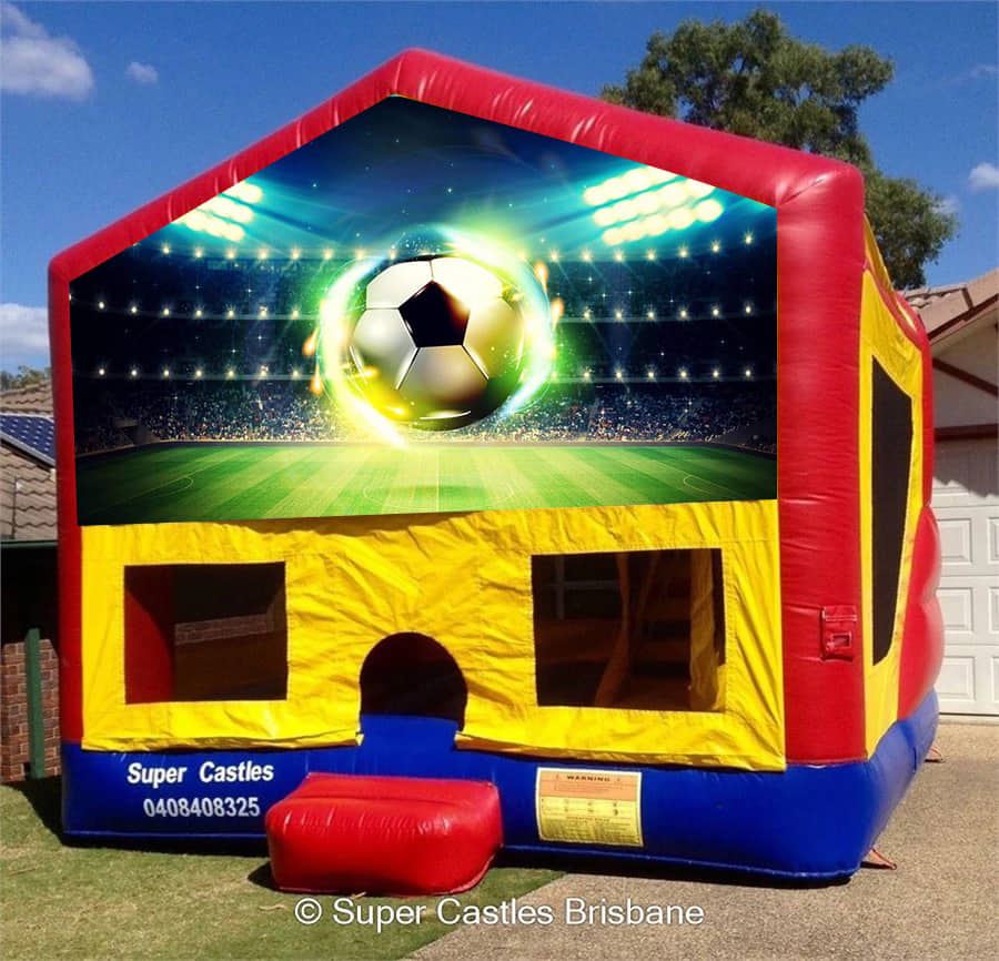 Small Banner Castle - Soccer - Jumping Castle Hire Central Coast in ...