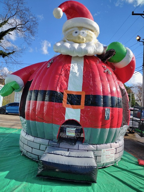 Morton Amusement Inflatables-Santa Bounce House-Rental-Fort Mill