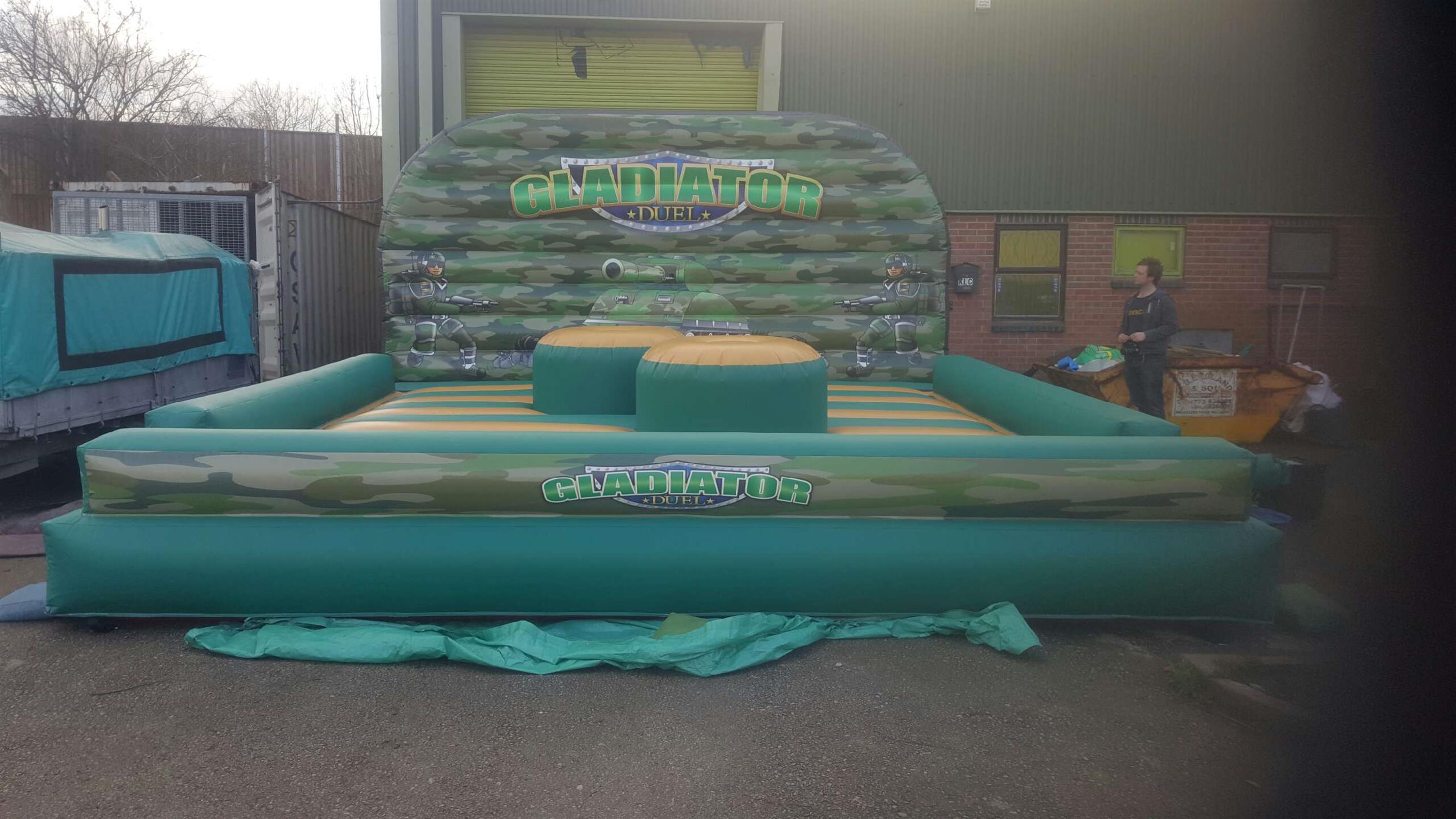 Army gladiator duel/Sticks - Bouncy Castles in West Midlands, Cannock ...