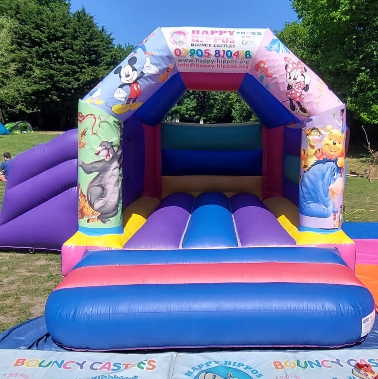 Bouncy Castles with Slide - Bouncy Castle Hire in London | Happy Hippos ...