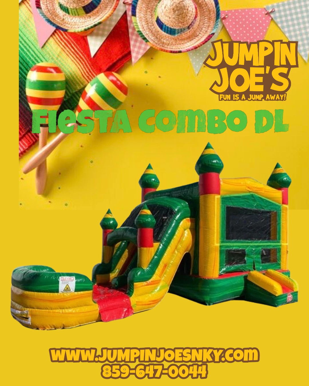Fiesta Combo DL - Bouncy House Rental, Inflatable Rentals, Party ...