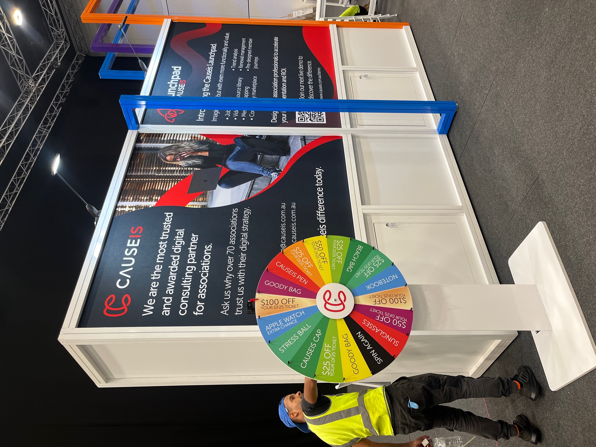 Giant Prize Wheel / Chocolate Wheel Hire Adelaide