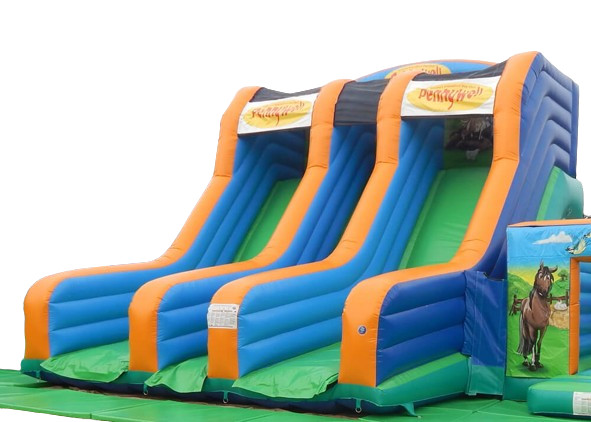 12ft Platform Twin Slide - Inflatable Manufacturer in The UK ...