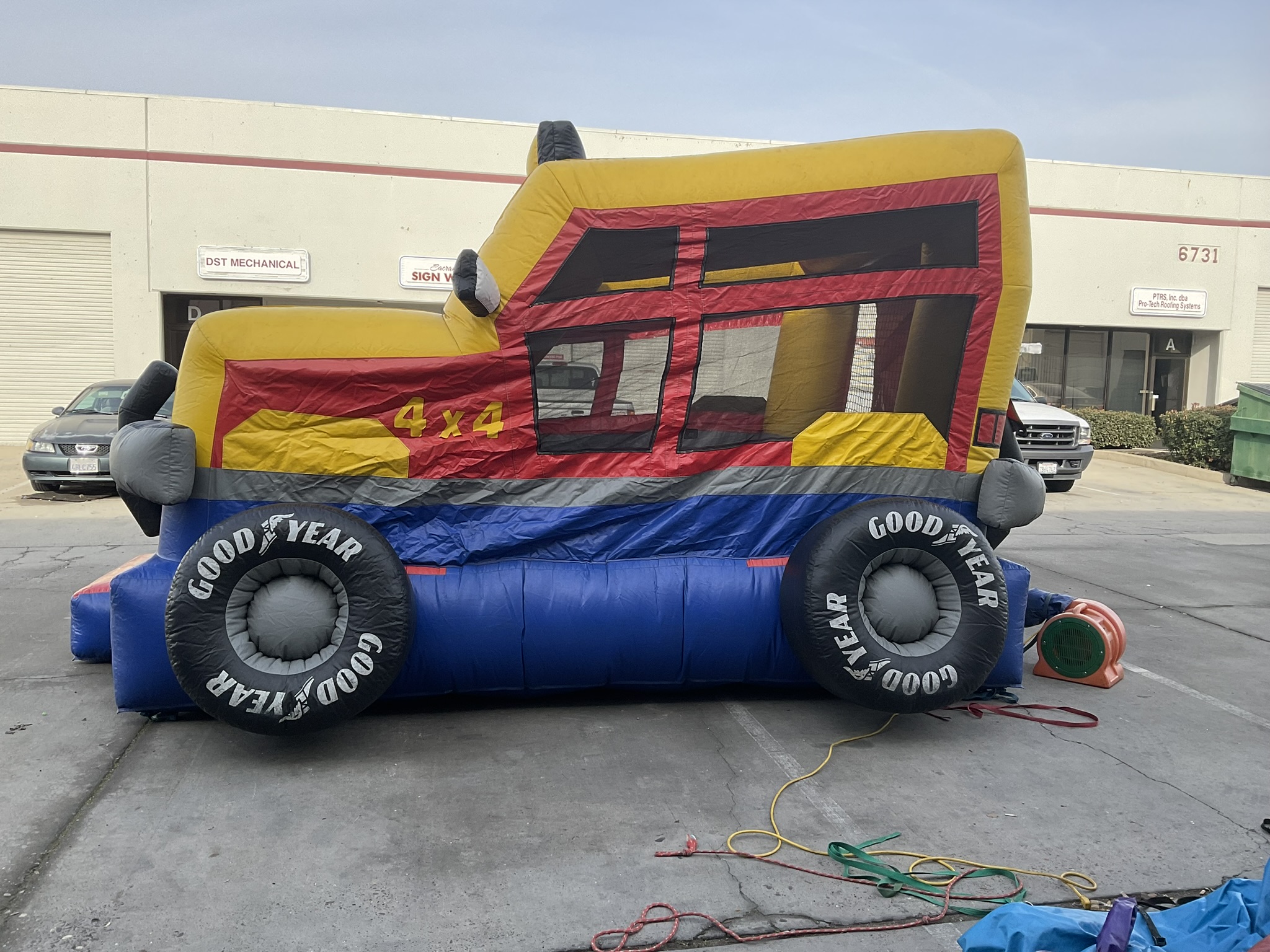 FOR SALE - USED - Monster Truck 3D Bounce House - Bounce House ...