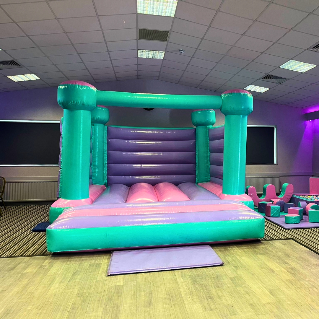 Pastel Bouncy Castle - Inflatable, Bouncy Castle, Entertainment, Event ...