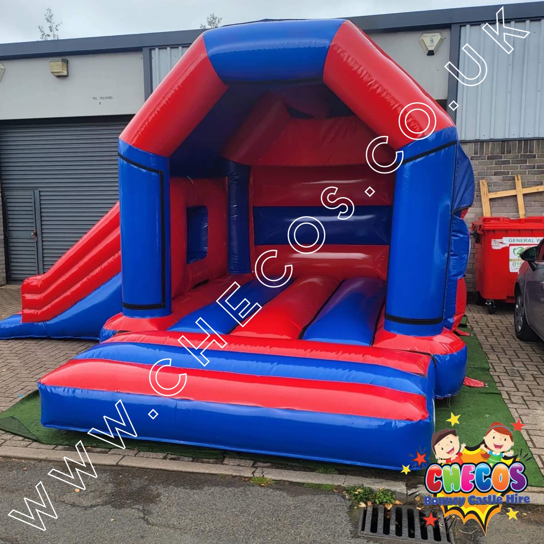 Red & Blue Combo Bouncy Castle - Bouncy Castle Hire & Children's ...