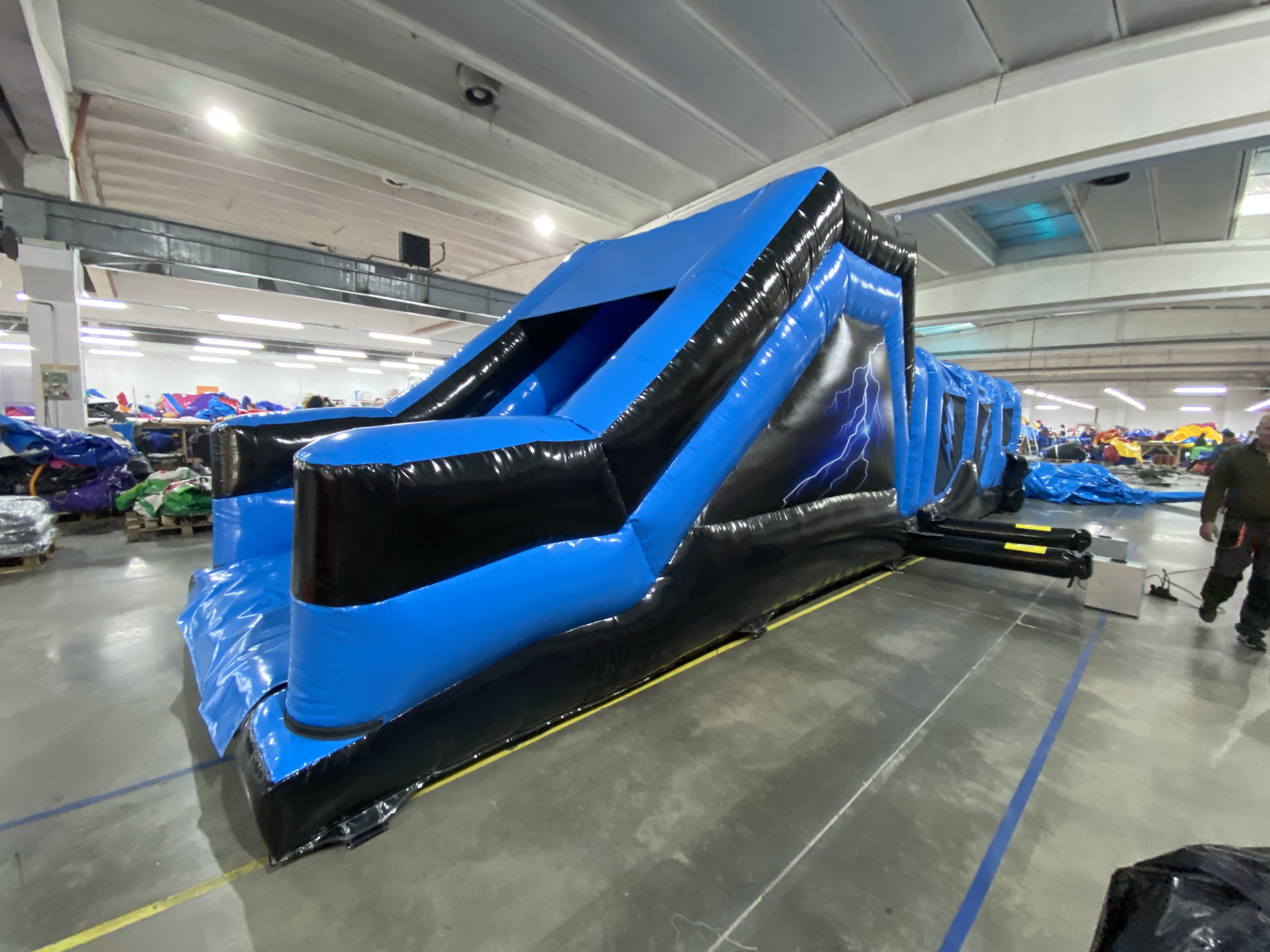 46ft Lightning Disco Obstacle Course - Bouncy Castle Hire, Event Hire ...