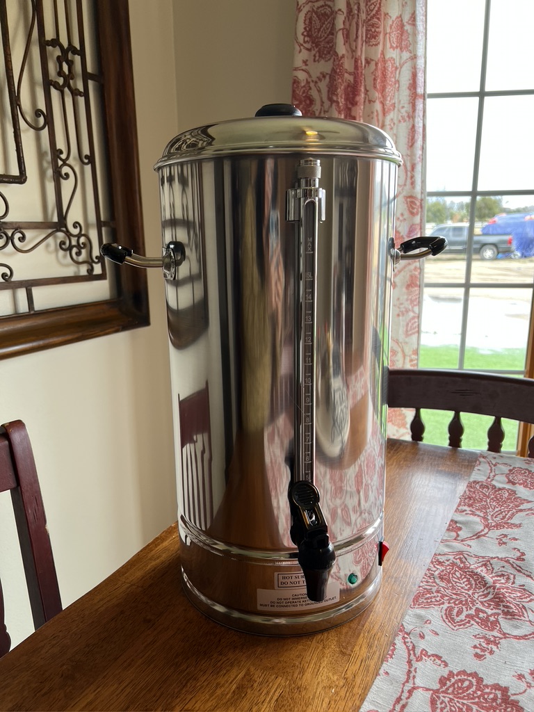 Coffee Percolator 15L-120 Cups - Hire in Menifee