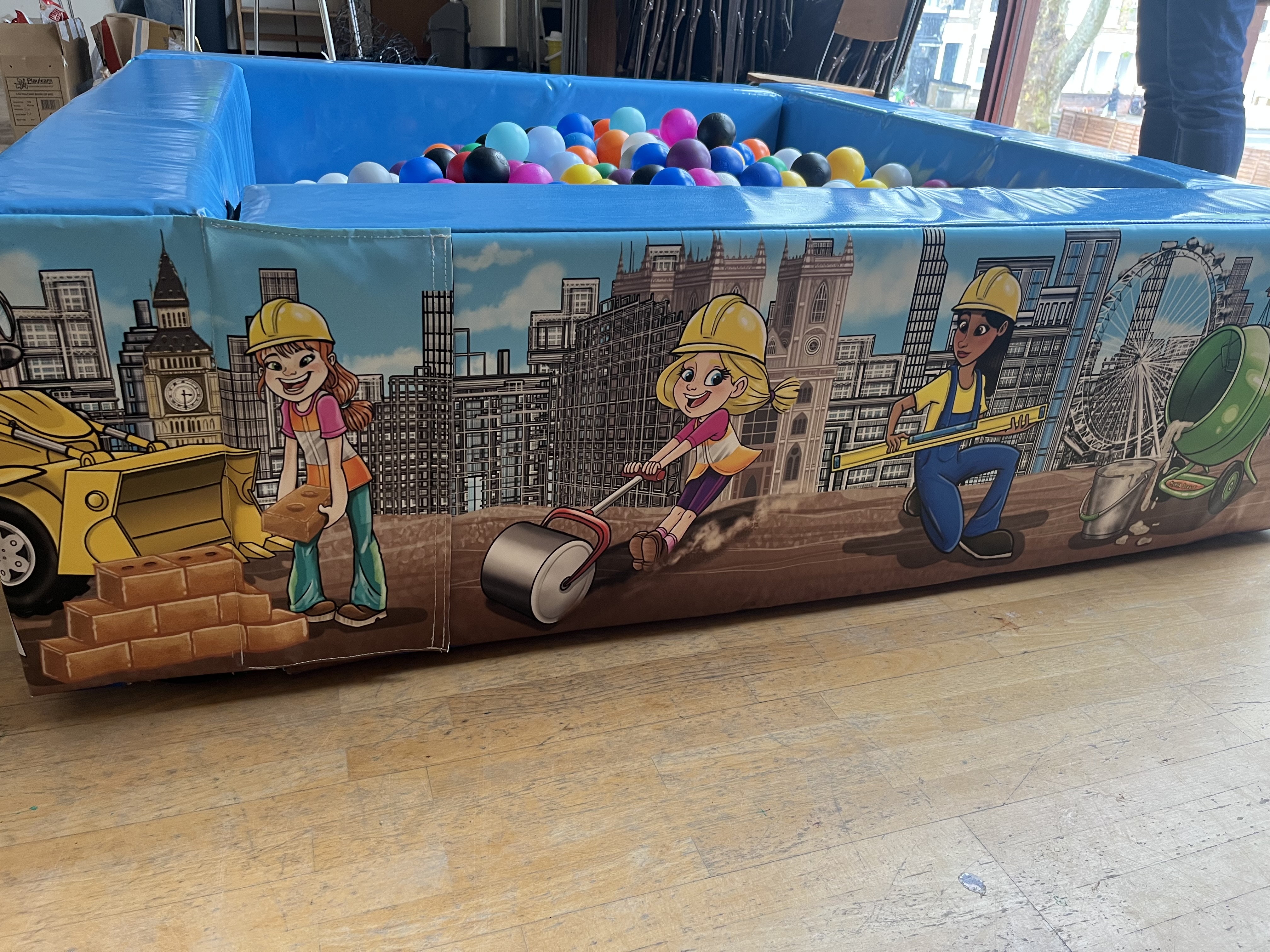 Construction Themed Ball Pond for hire London