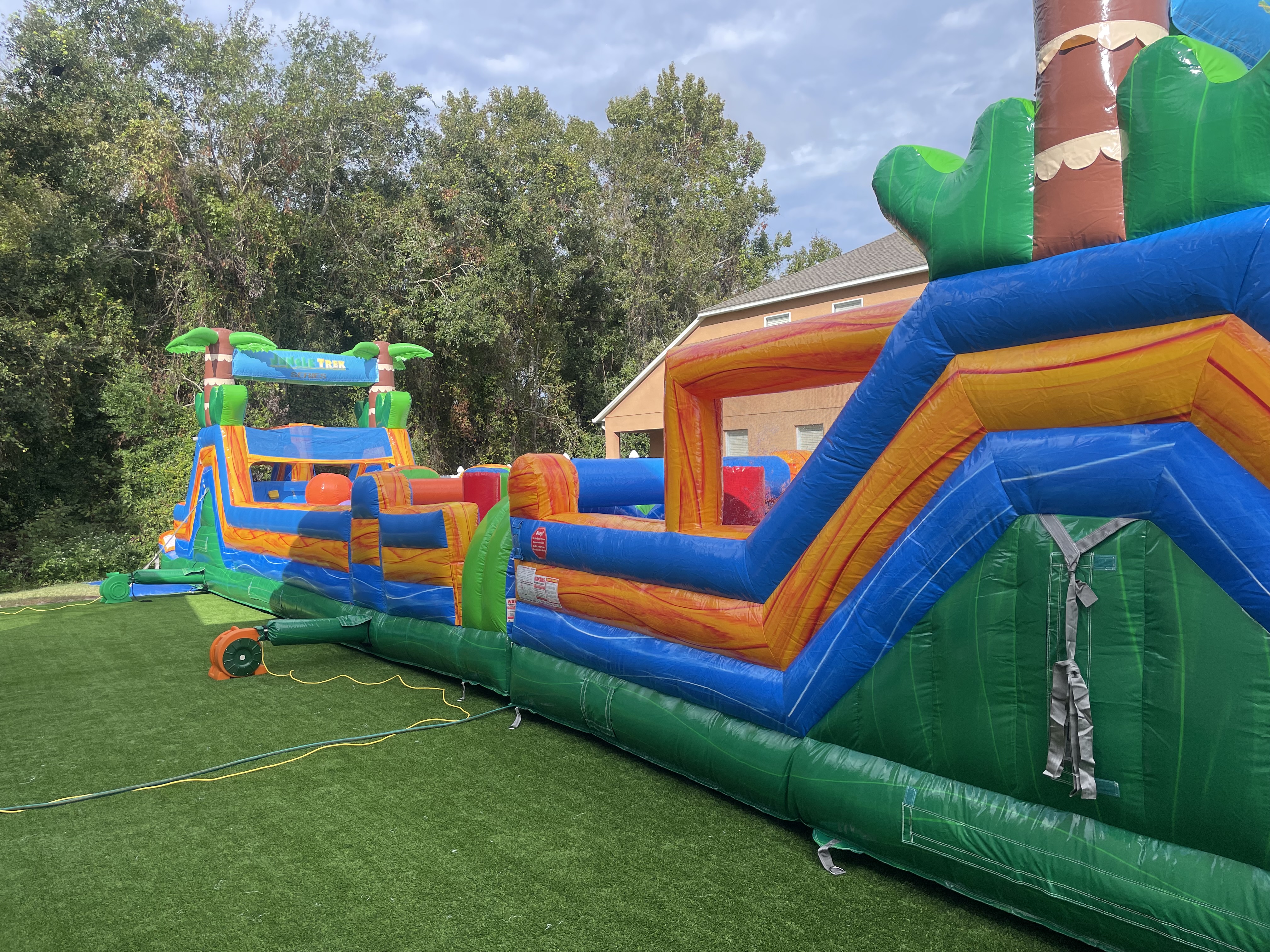 78ft Obstacle Course - Hire in Fl | Platinum Partners Party Rentals