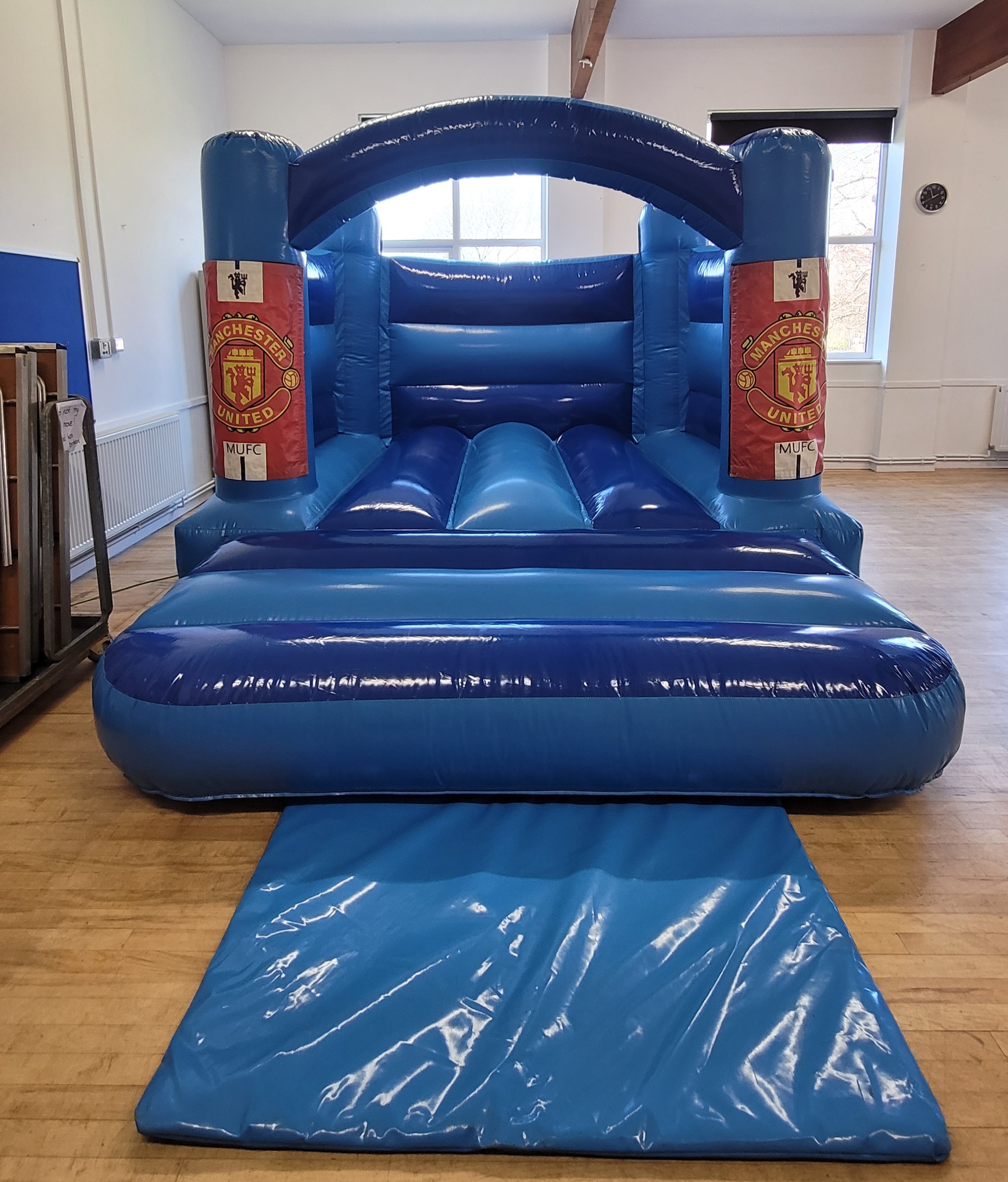 Manchester United Low Height Bouncy Castle Hire Bristol