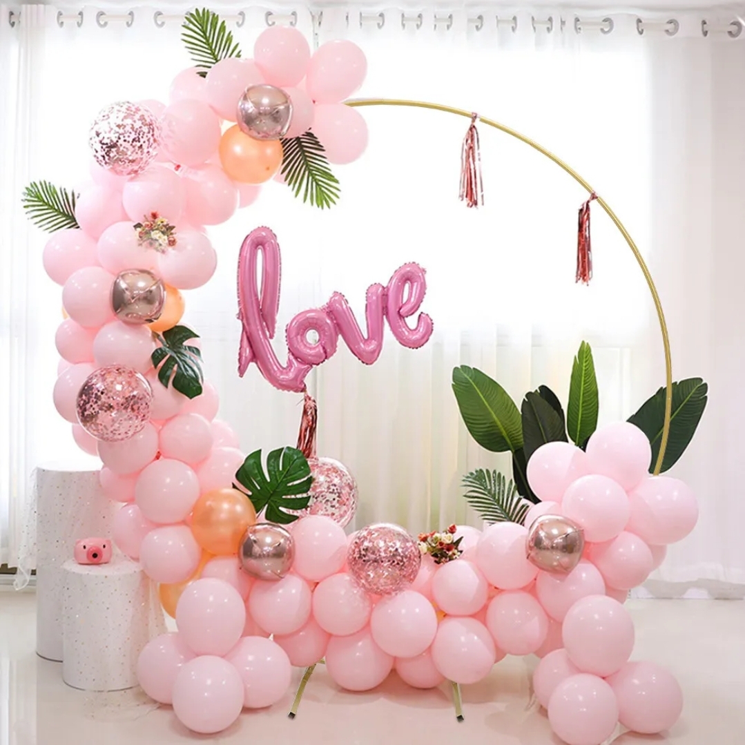 2M Balloon Arch Stand in White Metal. - Bouncy Castle Hire in London ...