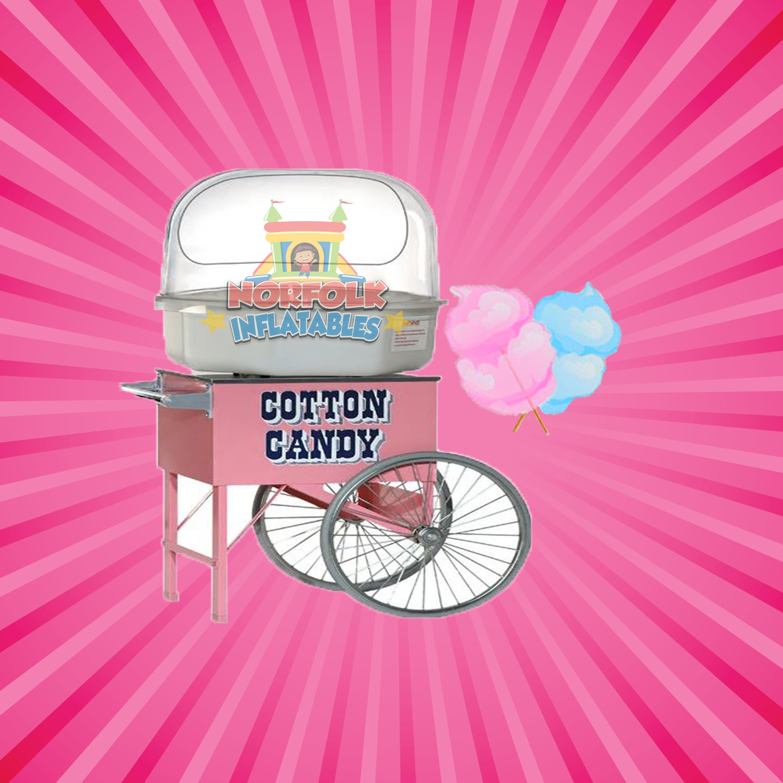 Candy Floss - Bouncy Castle Hire in Norwich | Norfolk Inflatables