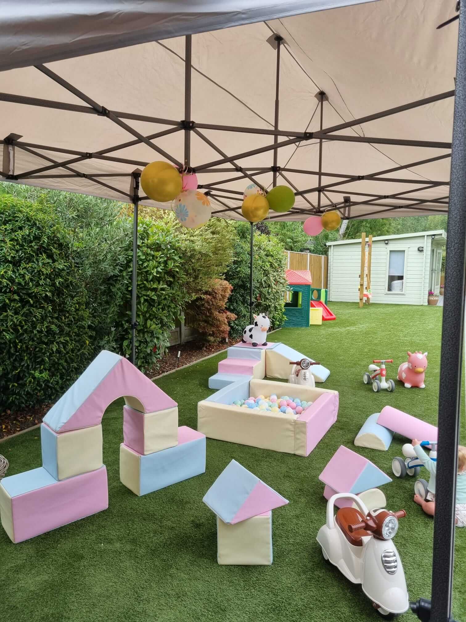 Pastel Soft Play Set - Hire in Harlow | Jolly jump and play