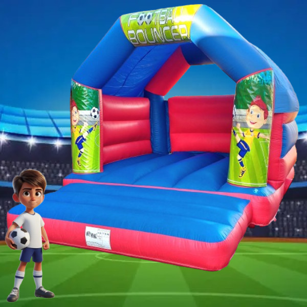 Football Bouncy Castle |Hire in Warwick, Leamington, Stratford & Rugby