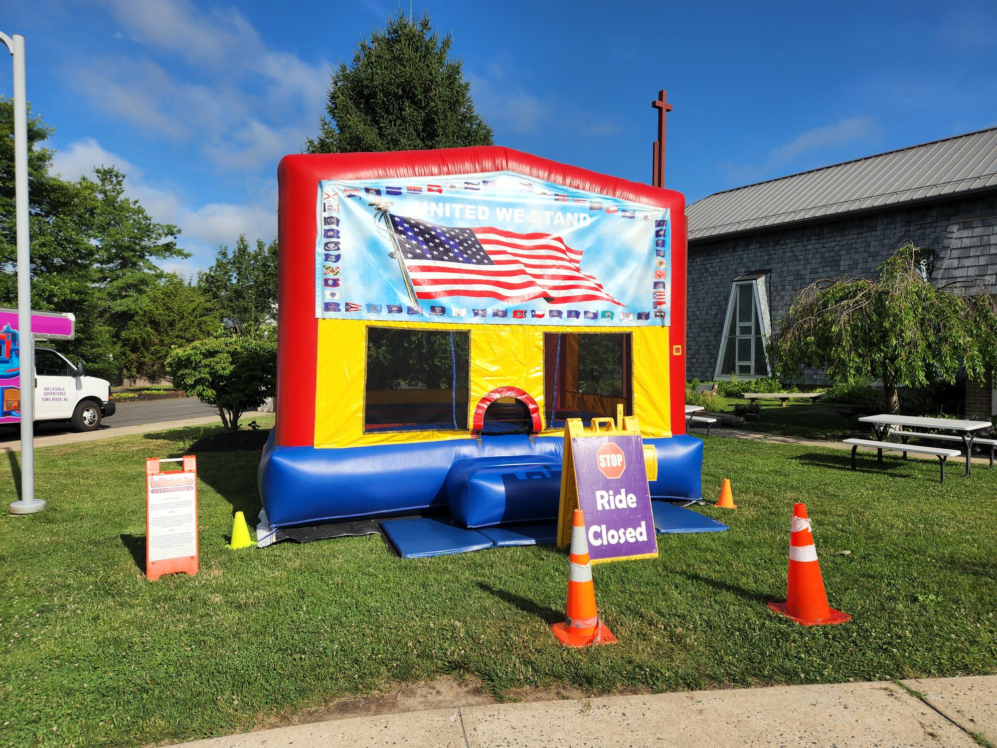 Flags Bounce House - Inflatable Adventures NJ