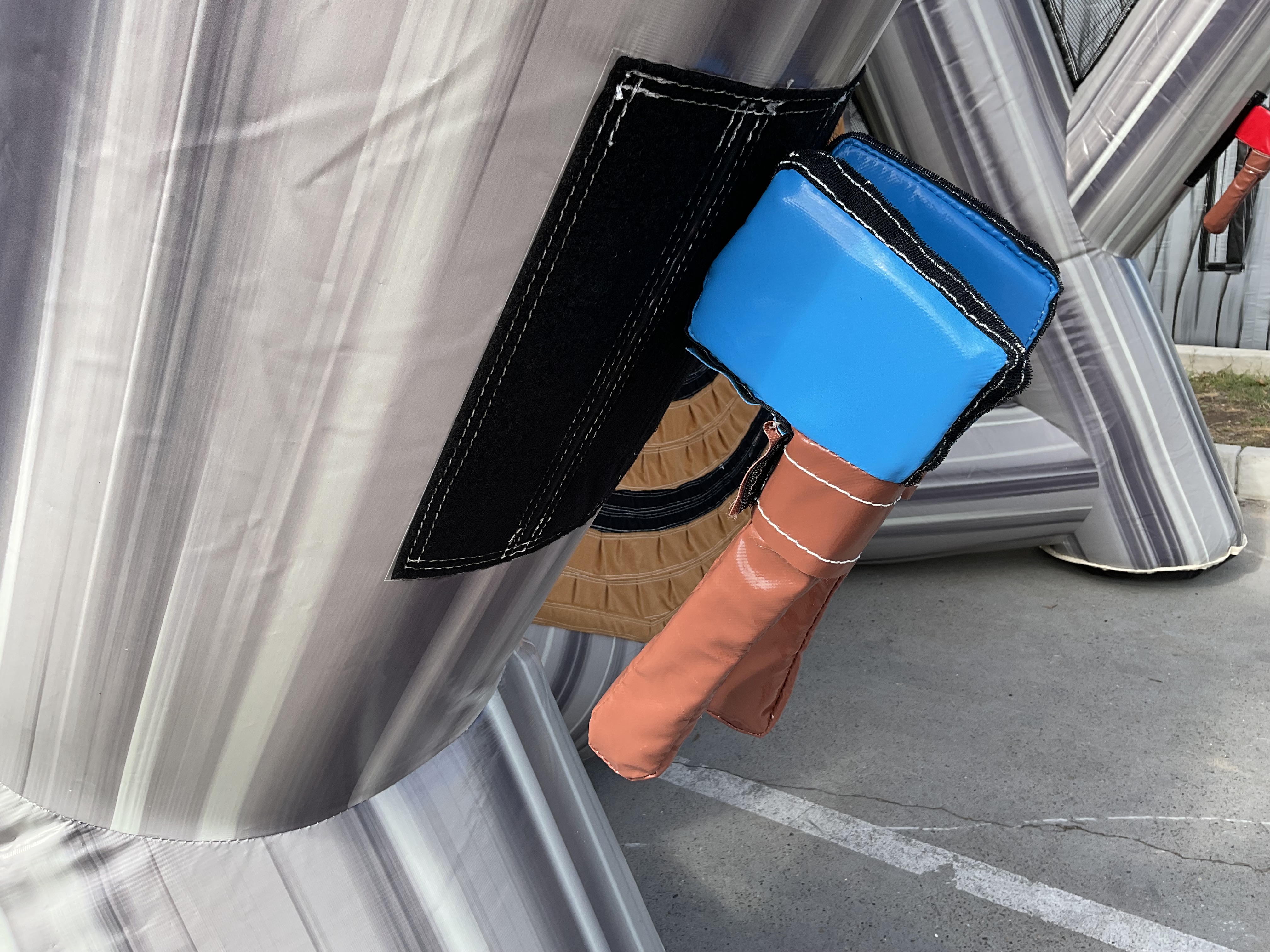 Inflatable Axe Throwing Interactive Game Rental Sacramento