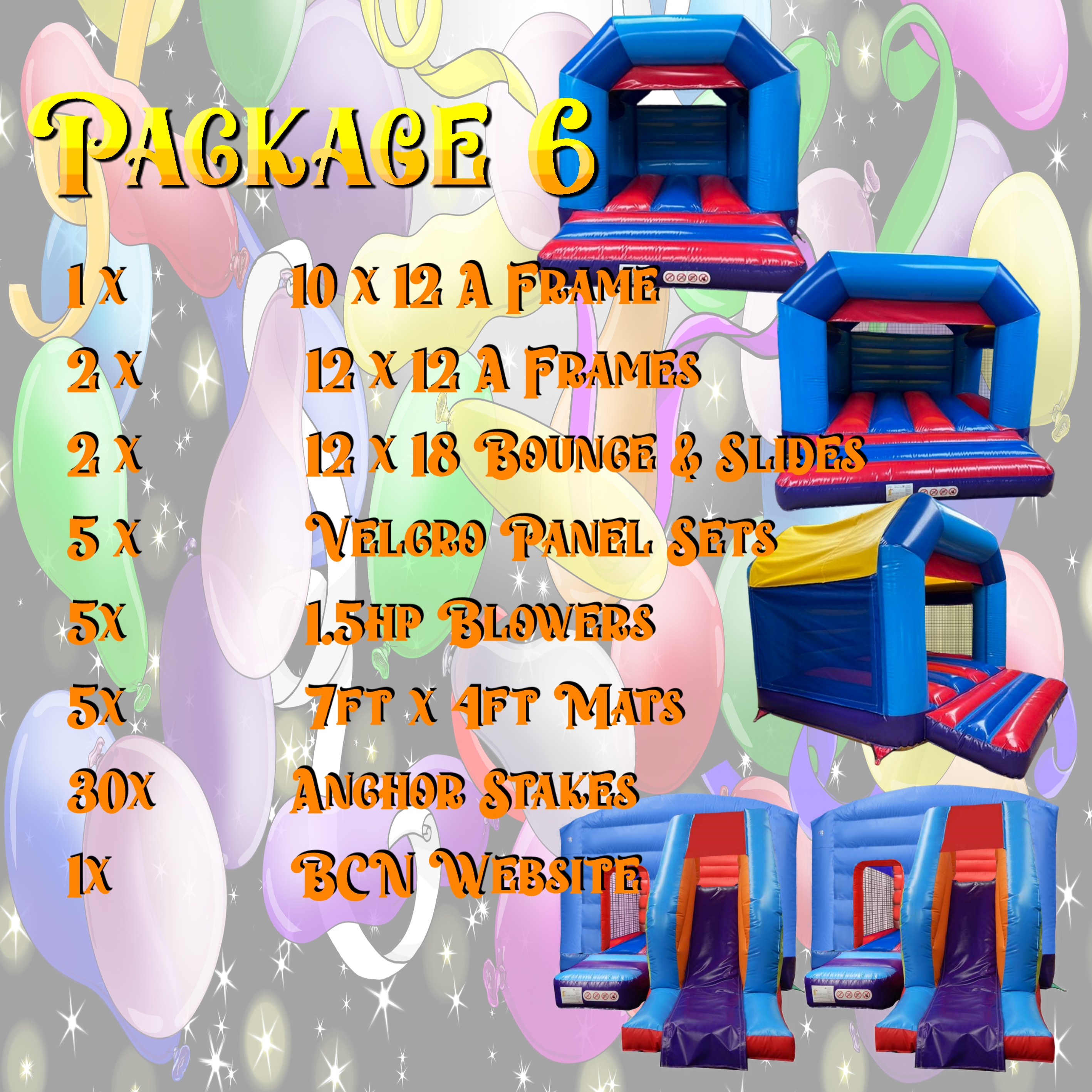 Starter Range - Inflatable Manufacturer in The UK | Inflatable World ...