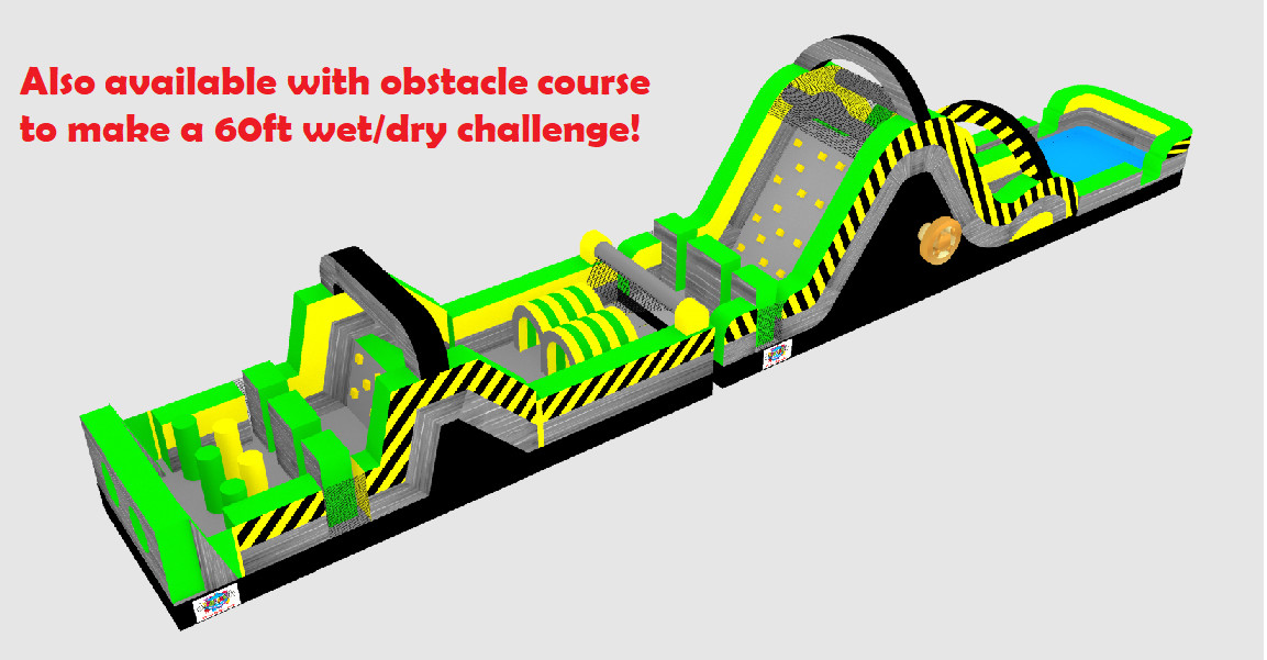 31ft Inflatable Obstacle Hire Adelaide | Castle Capers Event Specialis